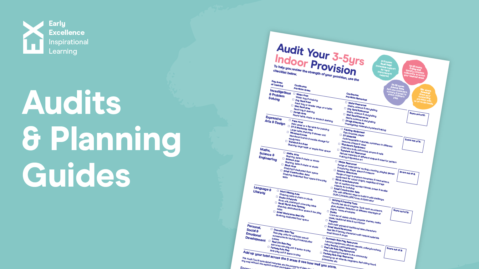 Early Years & KS1 Free Audits & Guides | Early Excellence