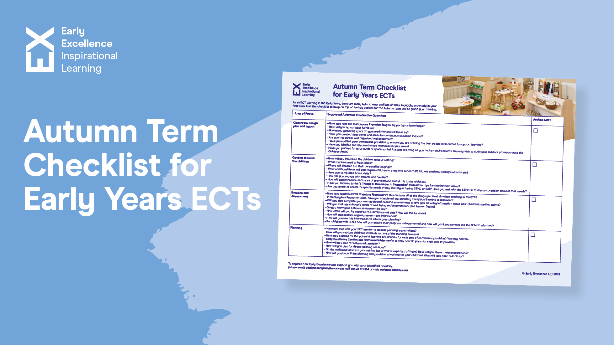 ECT Checklist | Early Excellence